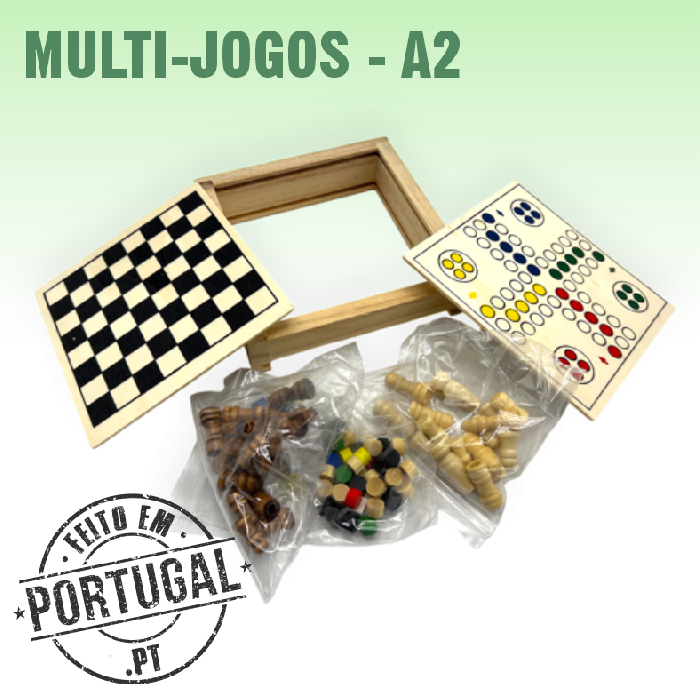 Game Box with Ludo, Checkers & Chess | Sublimation Lid B2B